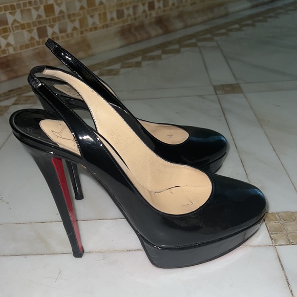 Christian Louboutin | Shoes | Christian Louboutin Classic Black Patent ...